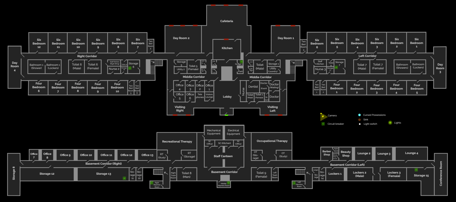 Phasmophobia: Level Designs – The Patchwork Fez